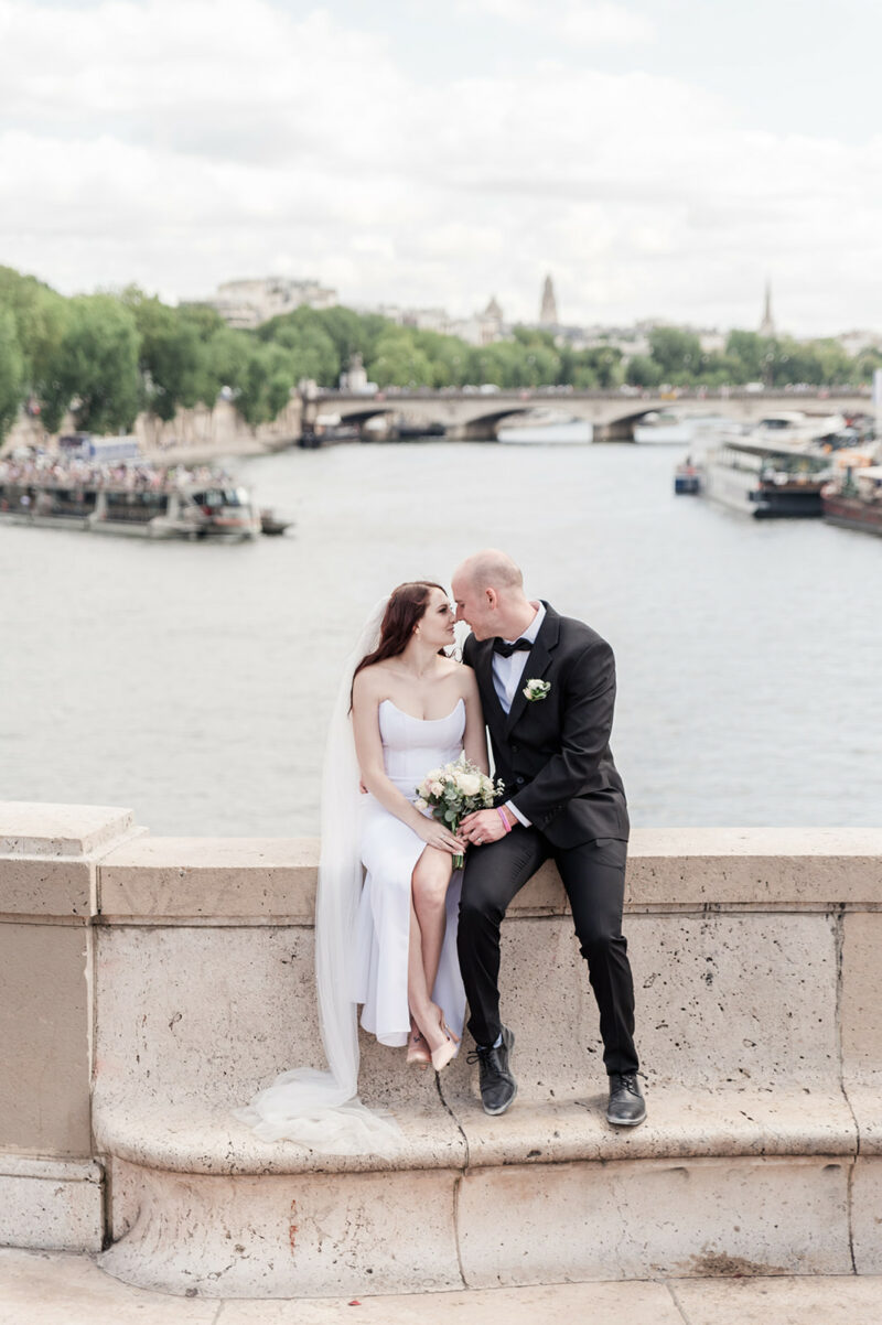 Love Story - Trinity & Christian’s playful elopement in Paris