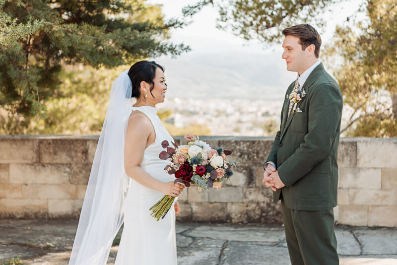 Intimate Romantic Elopement in Chania, Crete – A Wedding Story